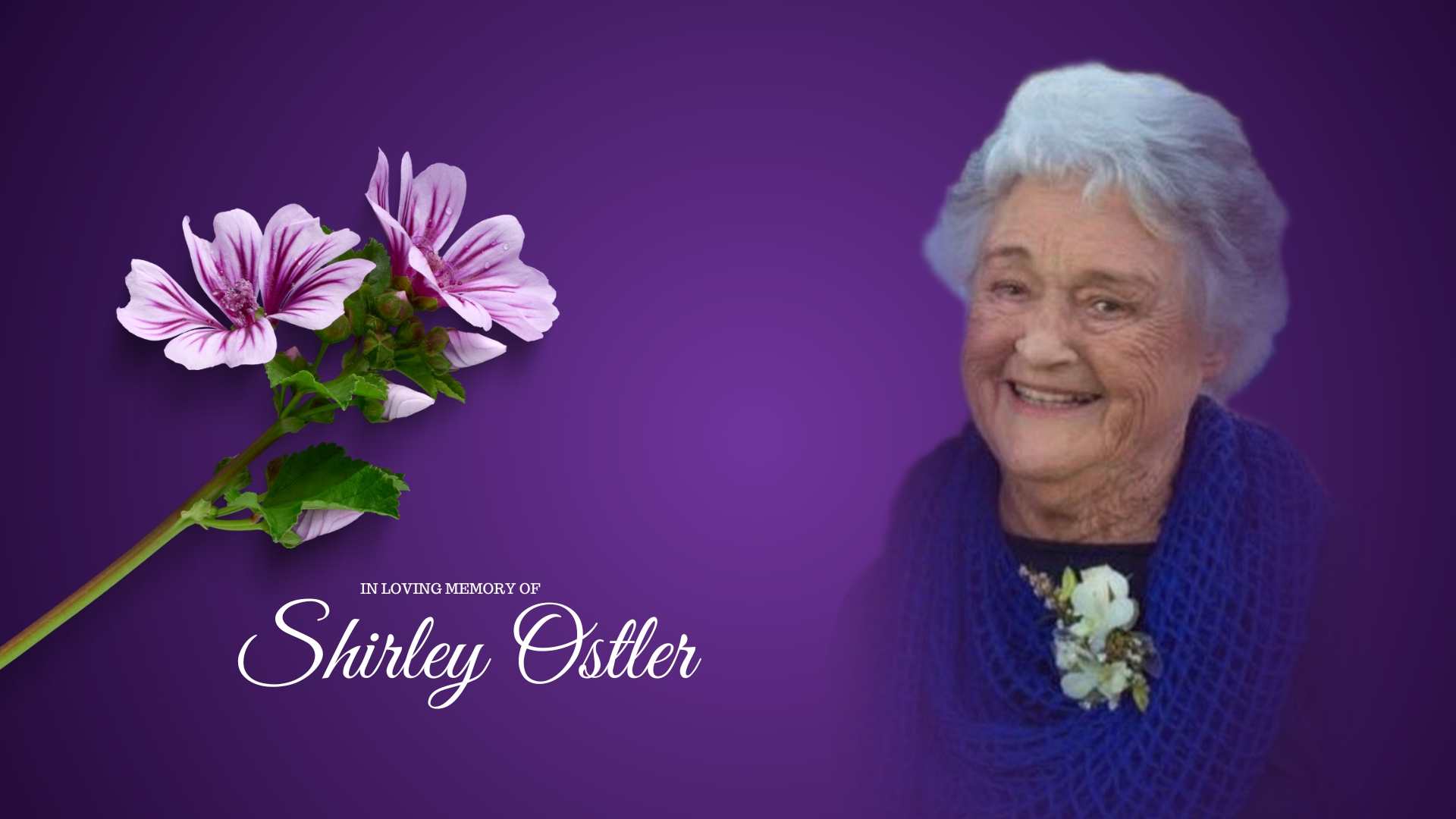 Shirley Kathleen Ostler (Nee Workman)